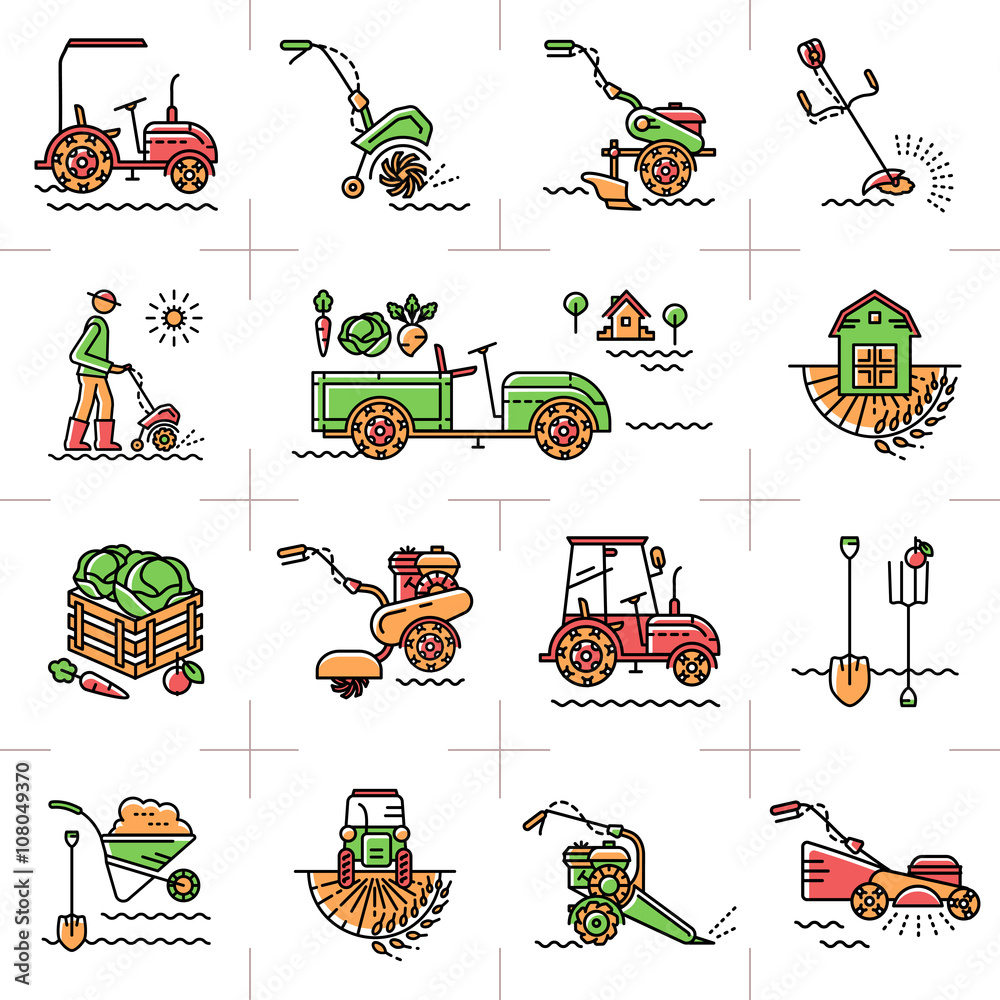 Agriculture, agricultural machinery, garden tools, Gardening equipment ...