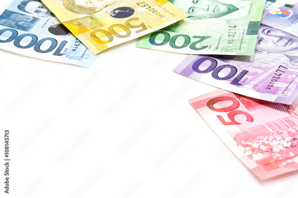 Piso currency of Philippine. Stock Photo | Adobe Stock