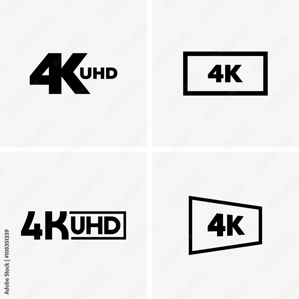 4k labels Stock Illustration | Adobe Stock