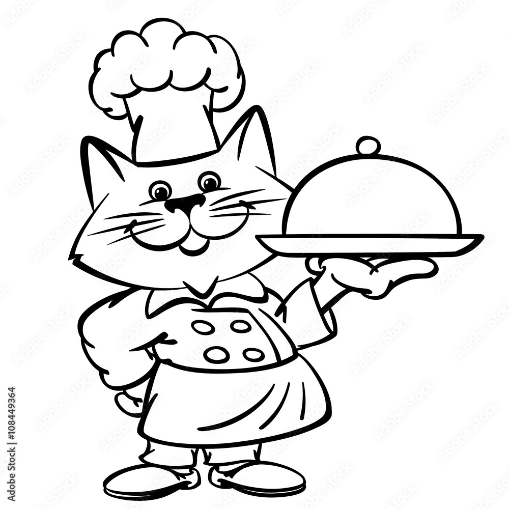 Pet chef Stock Illustration | Adobe Stock