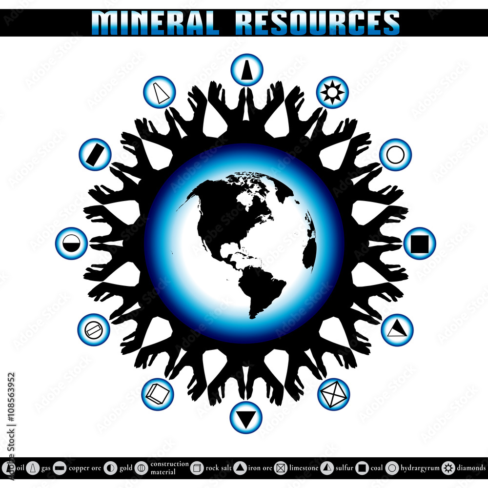 Earth Day. Destruction of mineral reserves. Infographics. Ecological ...