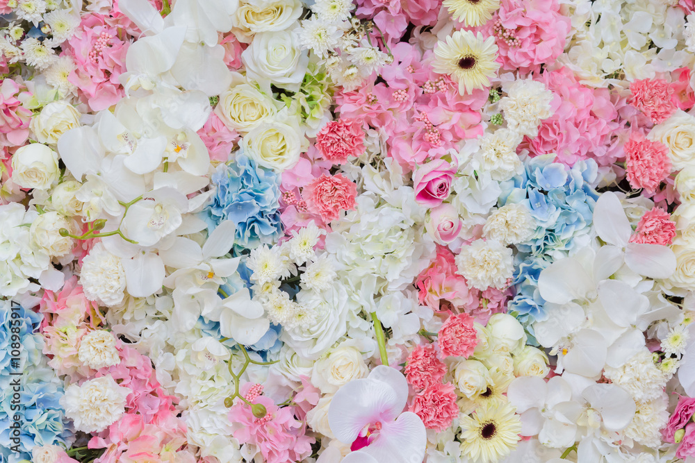 pastel flower background Stock Photo | Adobe Stock