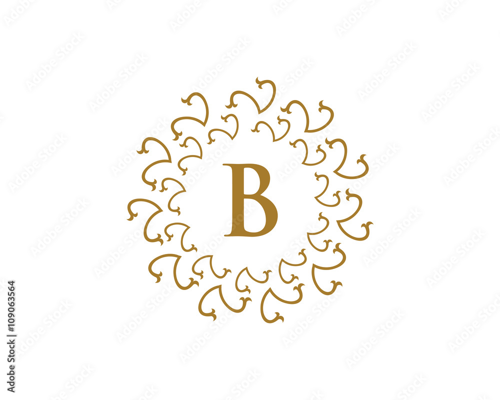 Royal Letter B Logo Stock Vector | Adobe Stock