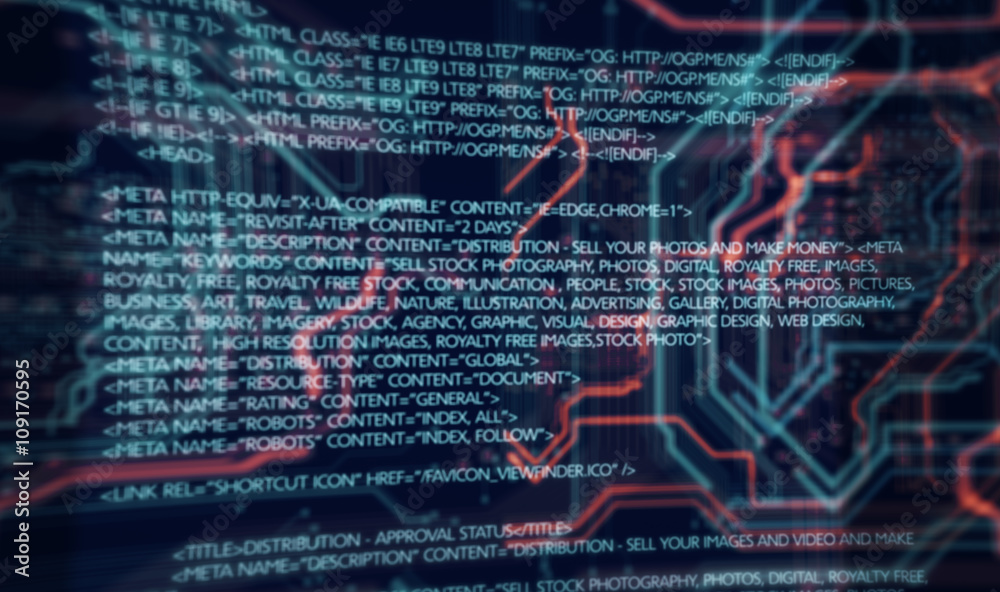 Technology background/Technology background of the abstract computer ...