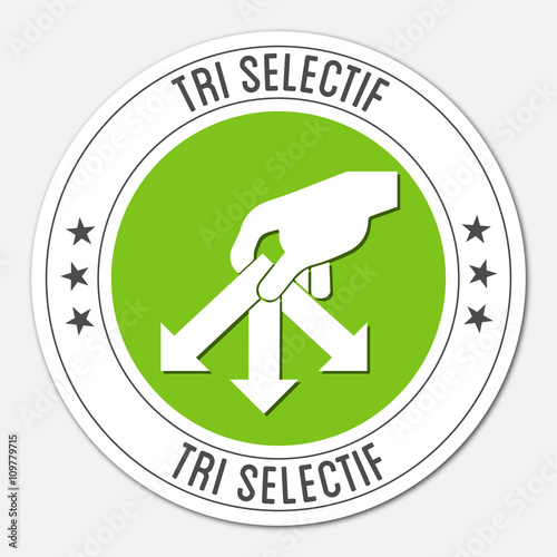 Logo tri sélectif. Vecteur Stock | Adobe Stock
