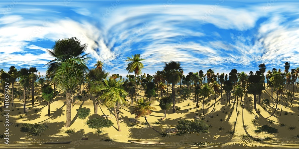 HDRI High resolution map, environment map, Round panorama, spherical ...