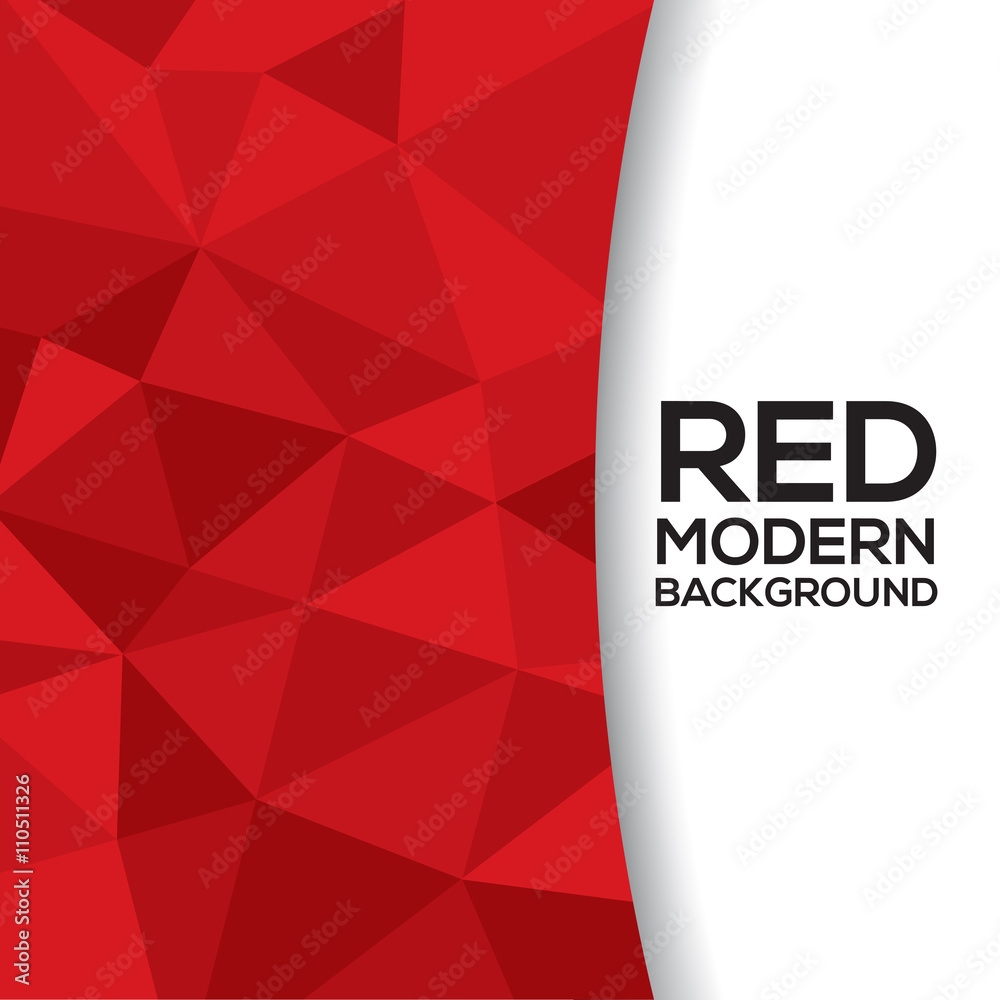 Red Graphic Background With White Space. Stock Vector | Adobe Stock