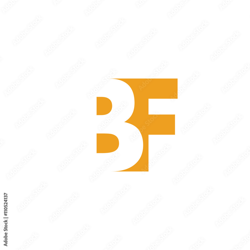 BF Logo | Vector Graphic Branding Letter Element | jpg, eps, path, web ...