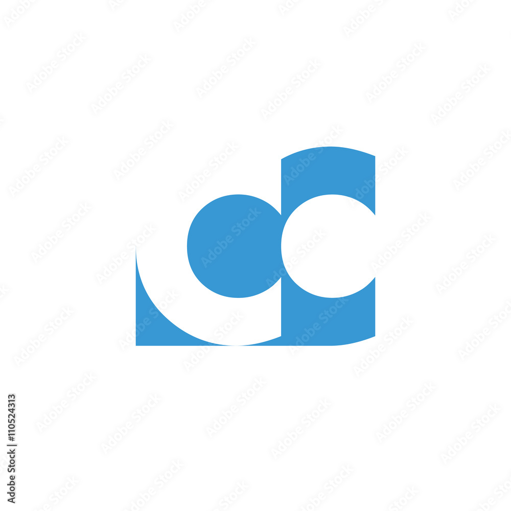 CC Logo | Vector Graphic Branding Letter Element | jpg, eps, path, web ...