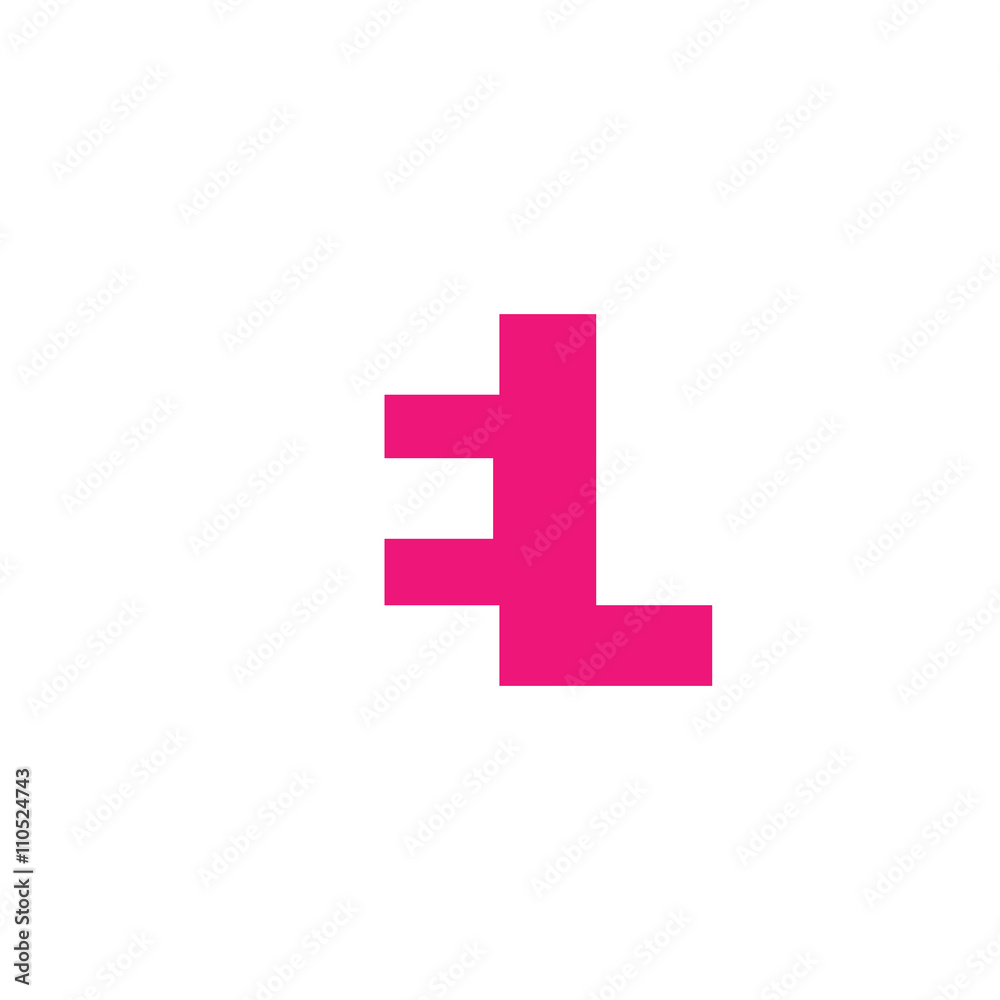 EL Logo | Vector Graphic Branding Letter Element | jpg, eps, path, web ...