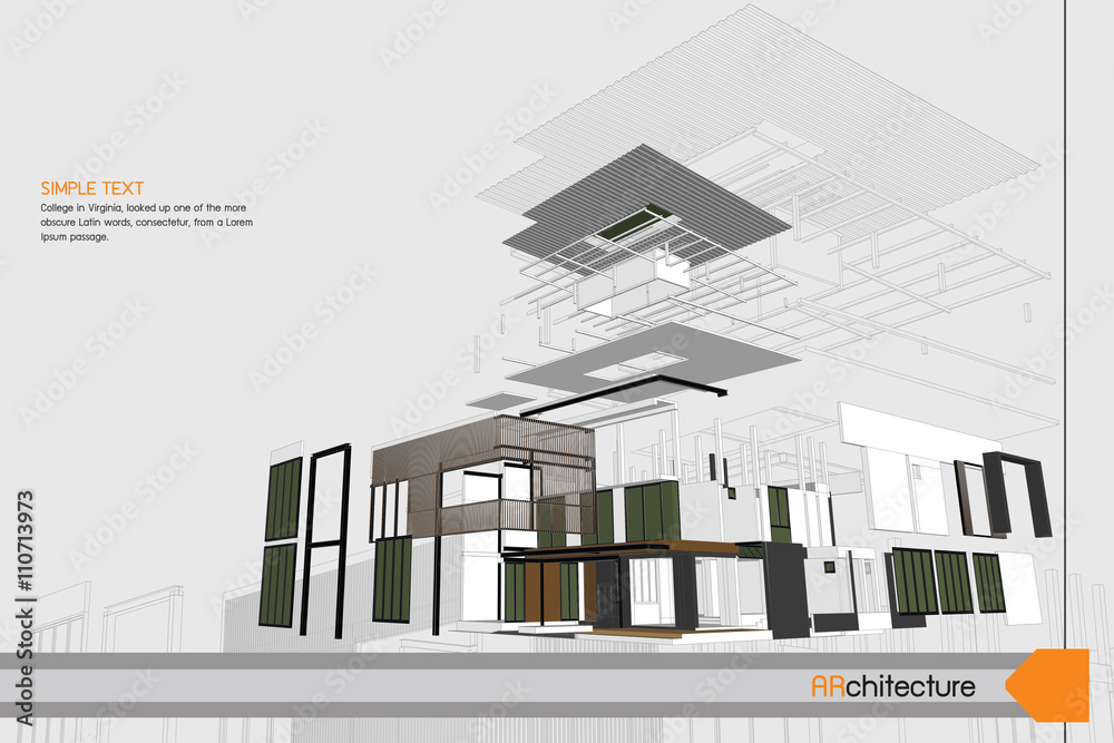 Architecture Background Stock Vector | Adobe Stock