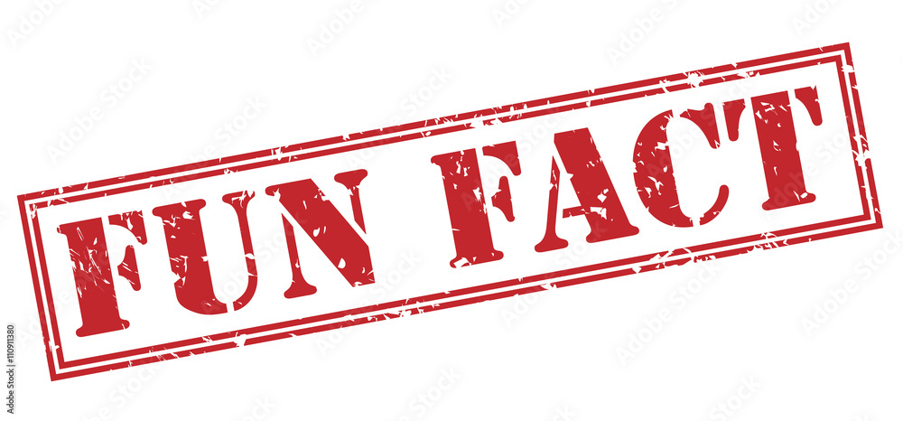 fun fact red stamp on white background Stock Illustration | Adobe Stock