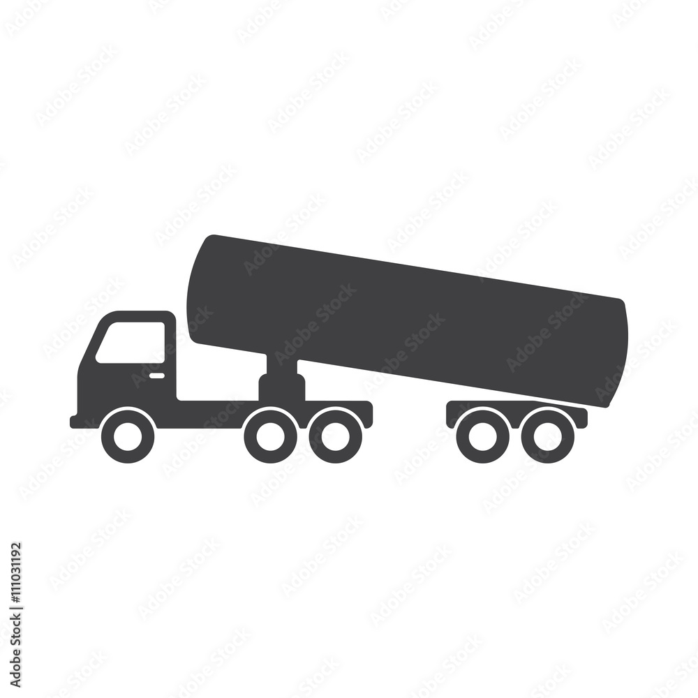 Chemical truck icon Stock Vector | Adobe Stock