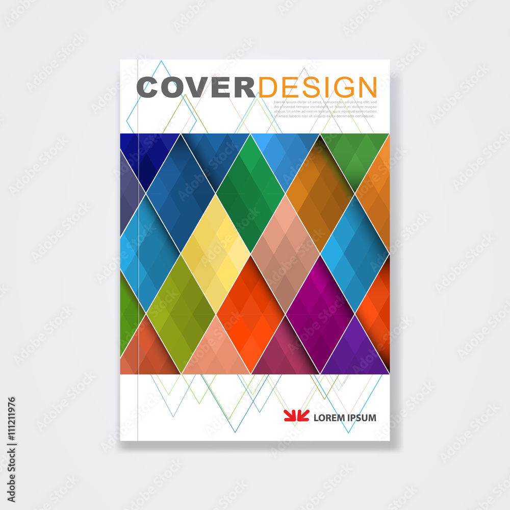 Cover template, brochure template layout, book cover, annual report ...