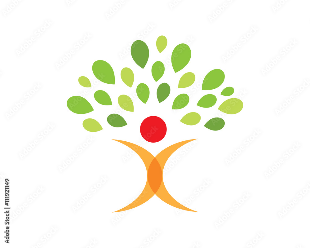 Modern Education Logo - Future Life Tree Symbol Stock Vector | Adobe Stock