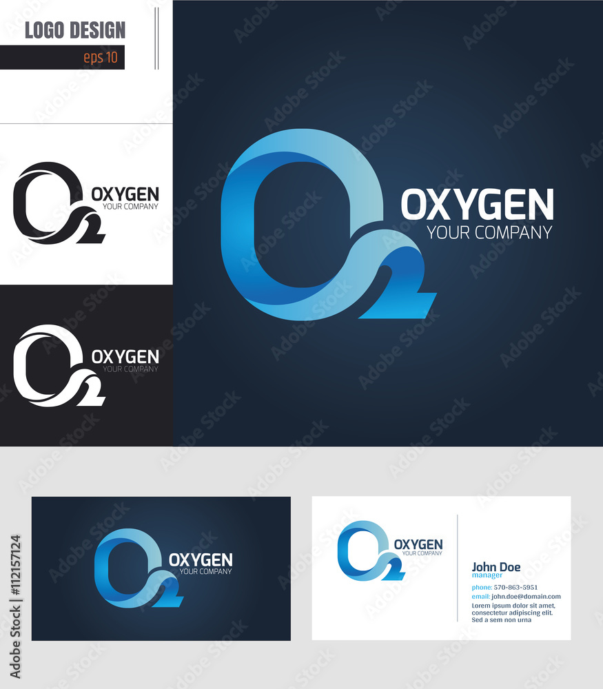 oxygen logo Stock Vector | Adobe Stock
