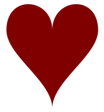 Maroon Heart Free Stock Photo - Public Domain Pictures