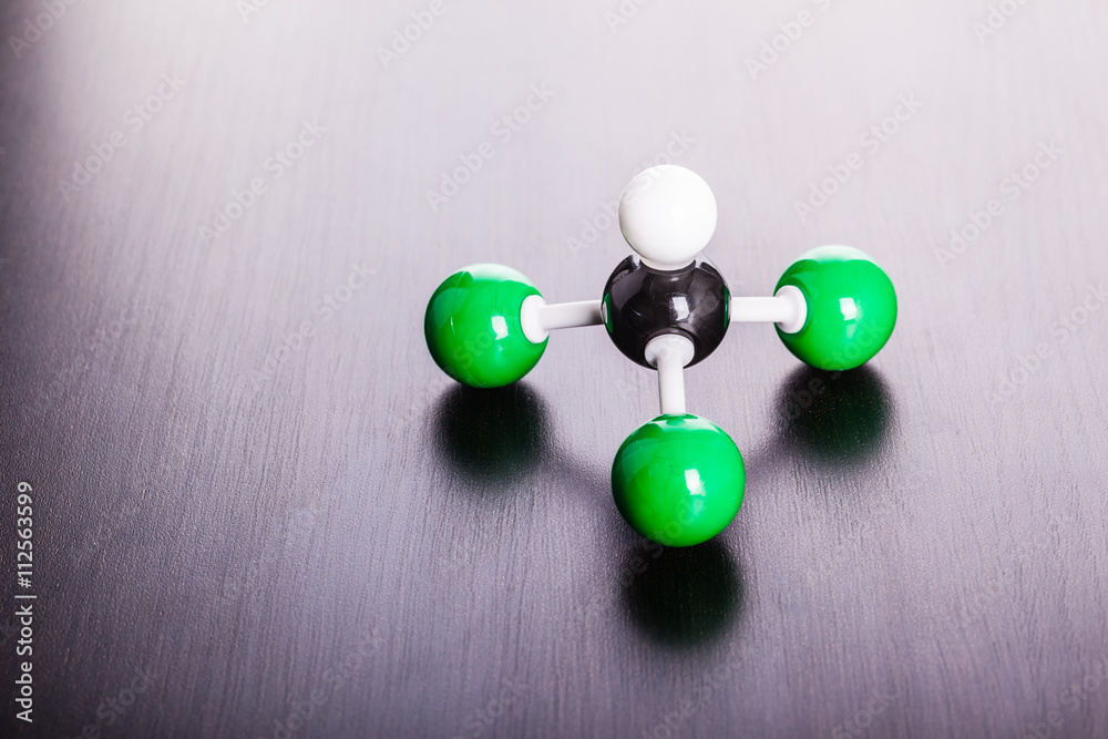 chloroform moleculear structure model Stock Photo | Adobe Stock