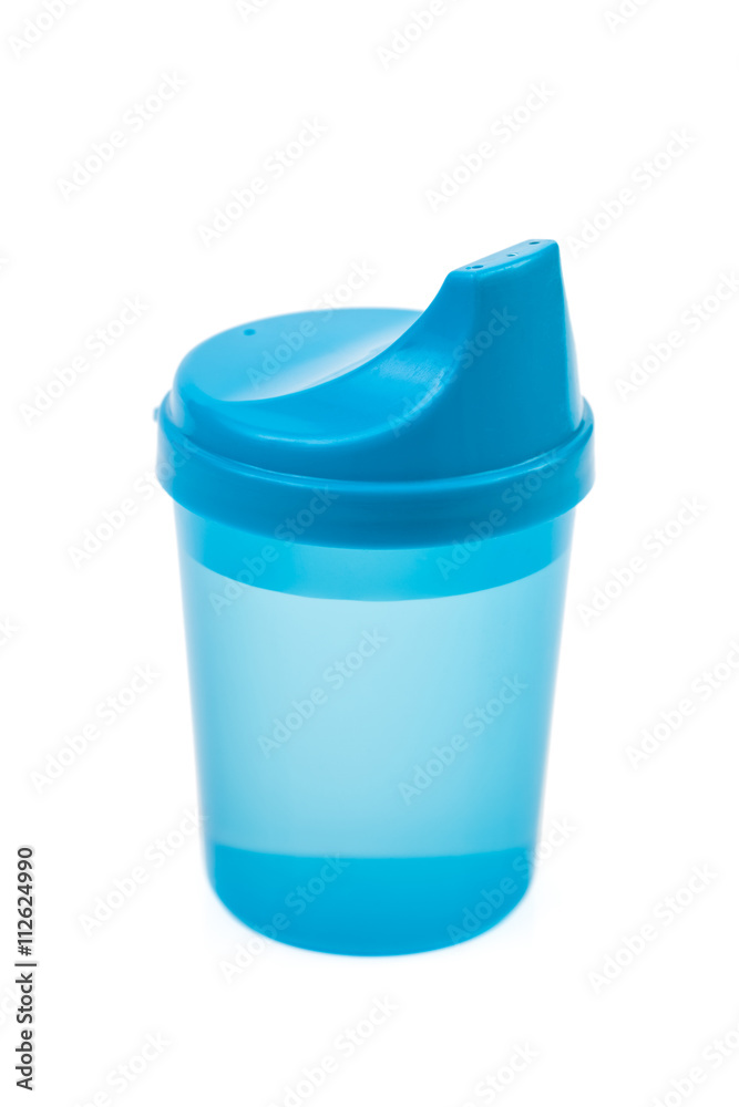 Blue Baby Sippy Cup Stock Photo | Adobe Stock