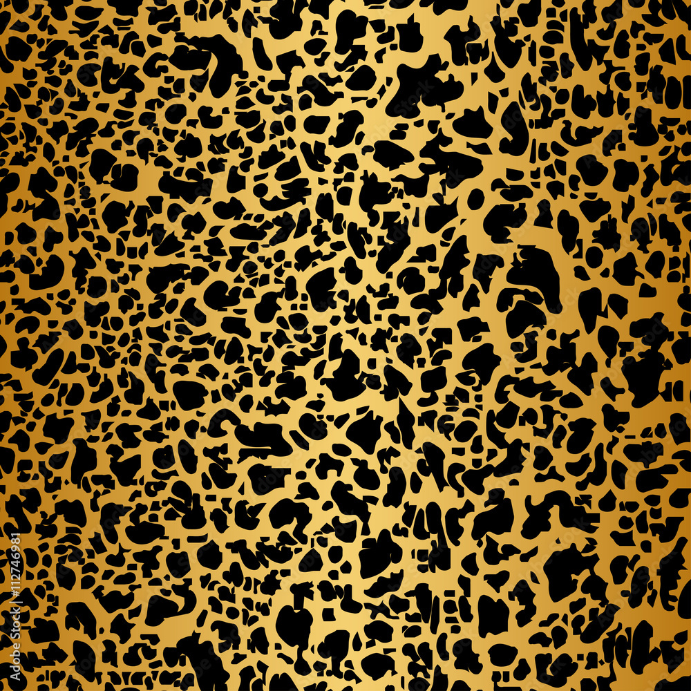 Vector leopard print texture background Stock Vector | Adobe Stock