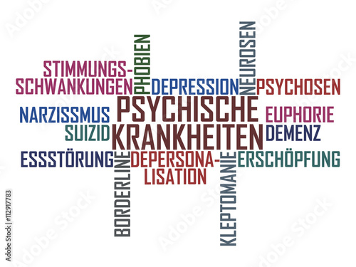 Psychische Krankheiten Stock-Illustration | Adobe Stock
