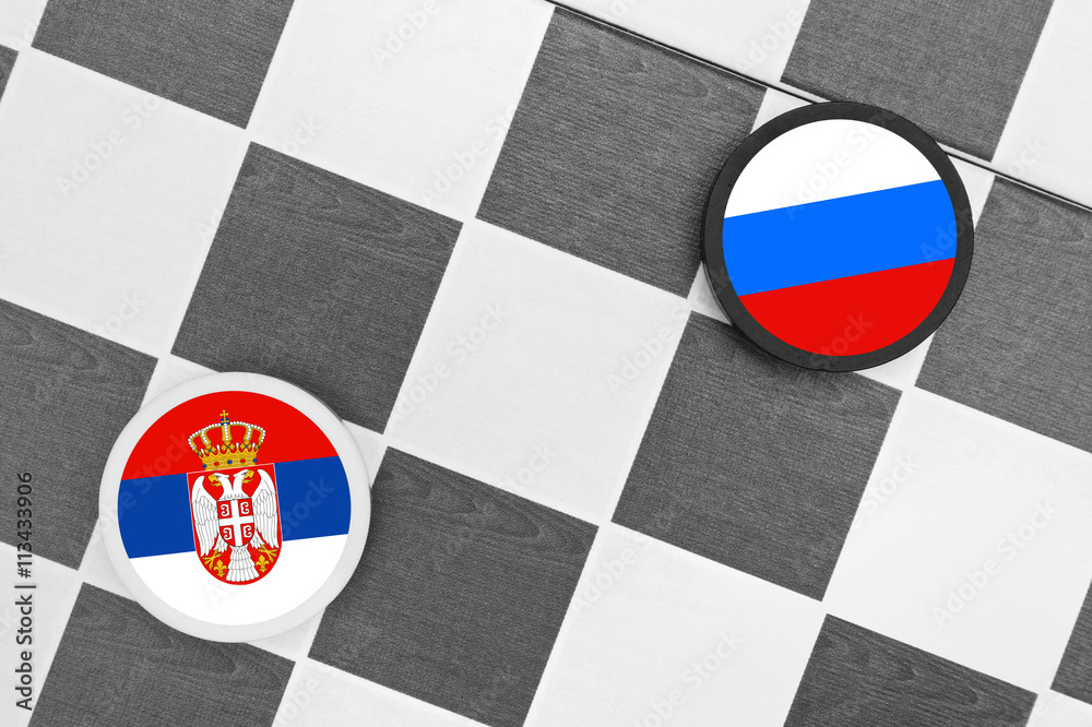 Draughts (Checkers) - Russia vs Serbia - russian sphere of influence ...