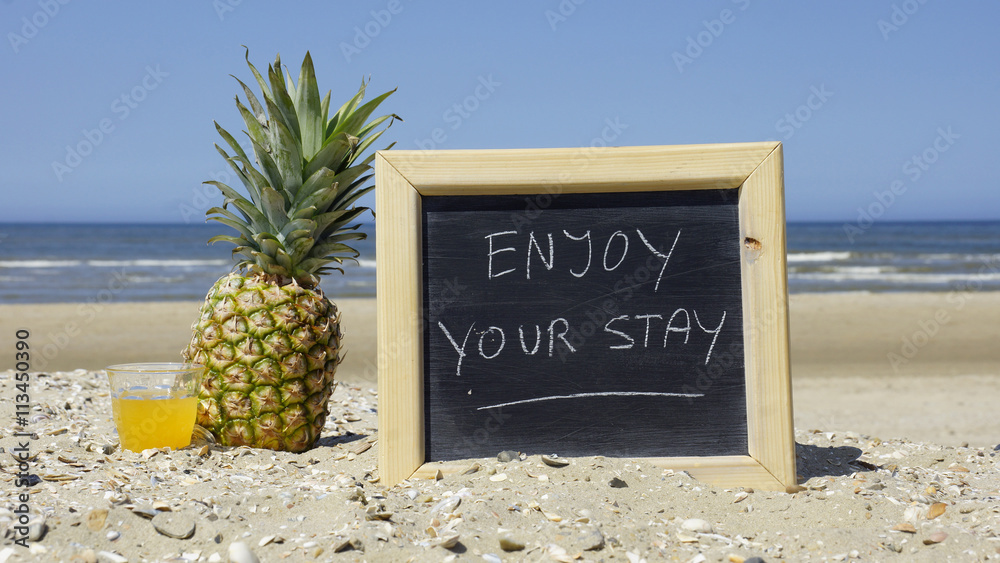 Enjoy your stay Stock Photo | Adobe Stock