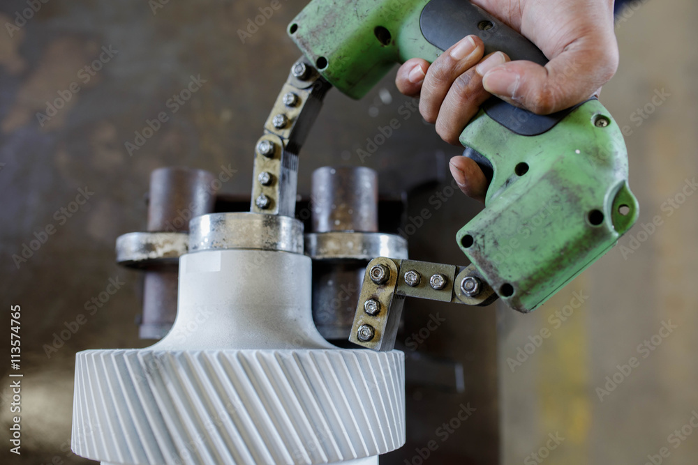 Photo Stock Magnetic particle Inspection for check carck and surface ...