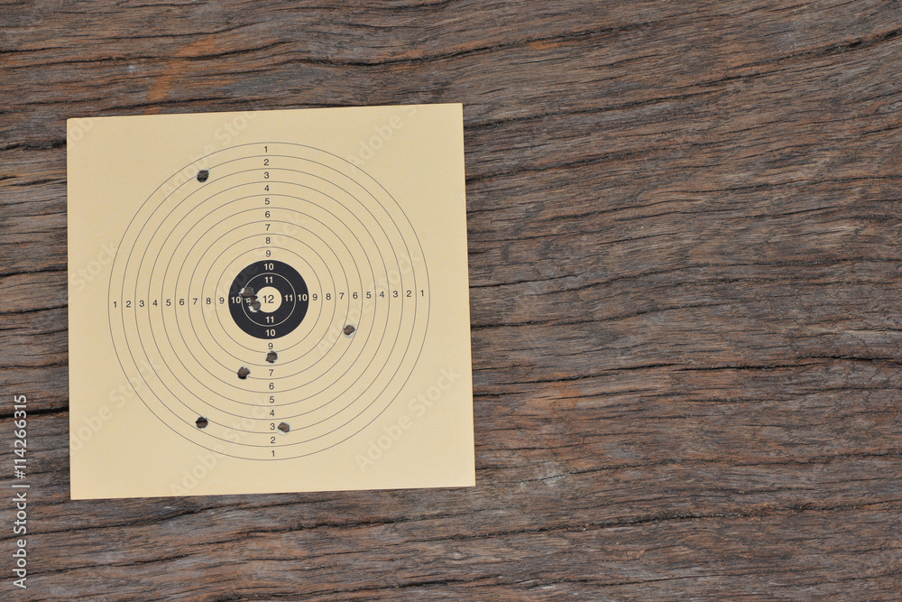 Stock-Foto „Zielscheibe, Schießsport, Schießscheibe, Luftgewehr, Luftpistole, Ziel, Treffer ...