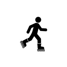 Roller Skating Stick Figures Free Stock Photo - Public Domain Pictures