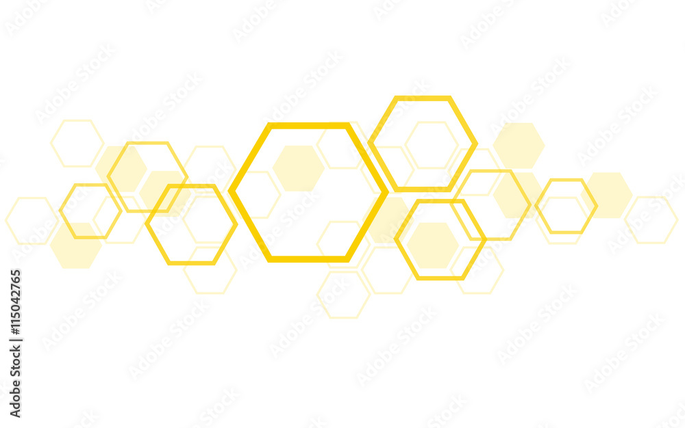 the shape of hexagon concept design abstract technology background ...