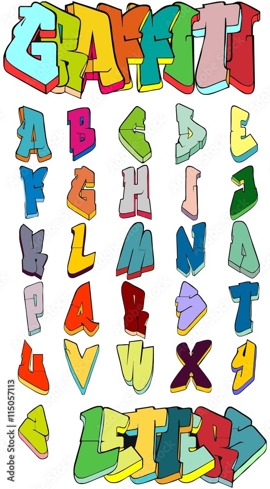 Street Art Alphabet Graffiti Letters - Infoupdate.org
