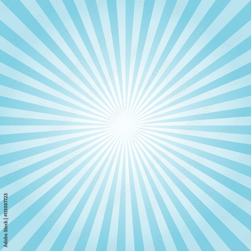 Abstract background. Light Blue rays background. Vector Stock Vector ...