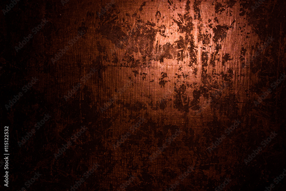 old scary rusty rough golden and copper metal surface texture ...