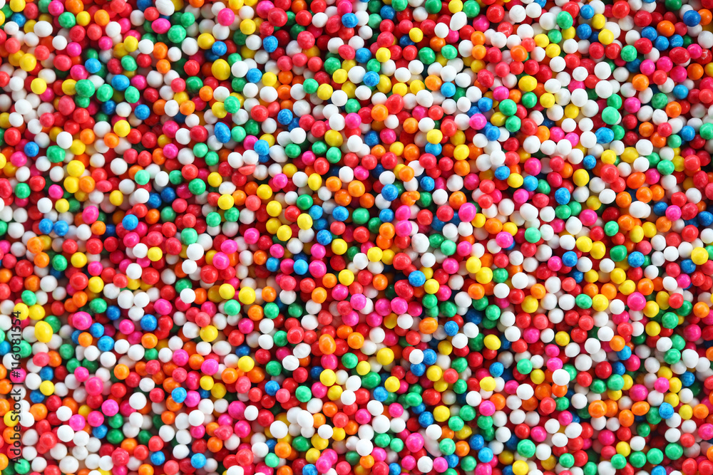 colorful sugar sprinkles background. Stock Photo | Adobe Stock