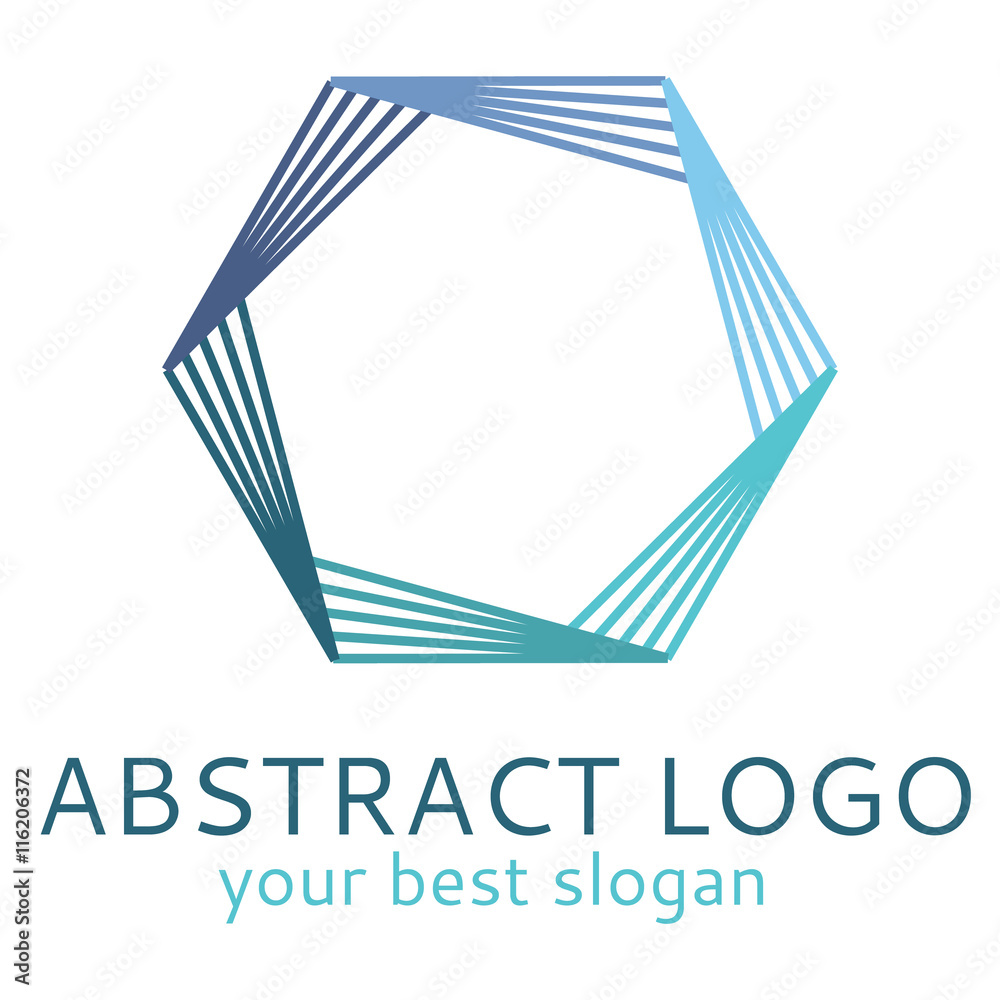 Modern minumal lines logo design Stock Vector | Adobe Stock