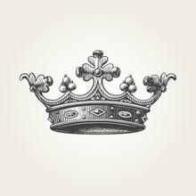 Crown Old Vintage Illustration Free Stock Photo - Public Domain Pictures