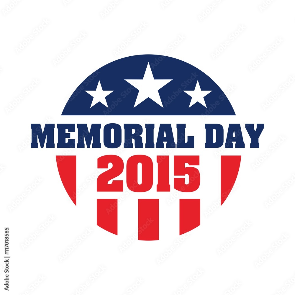 memorial day logo vector Stock Vector | Adobe Stock