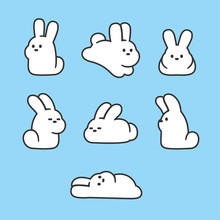 Simple Rabbit Doodle Free Stock Photo - Public Domain Pictures