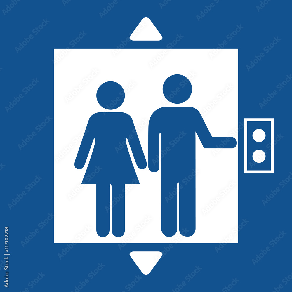 Elevator lift icon Stock Vector | Adobe Stock