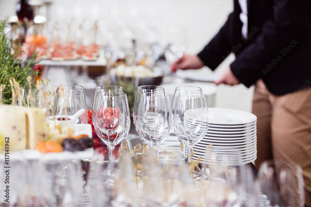 catering table Stock Photo | Adobe Stock