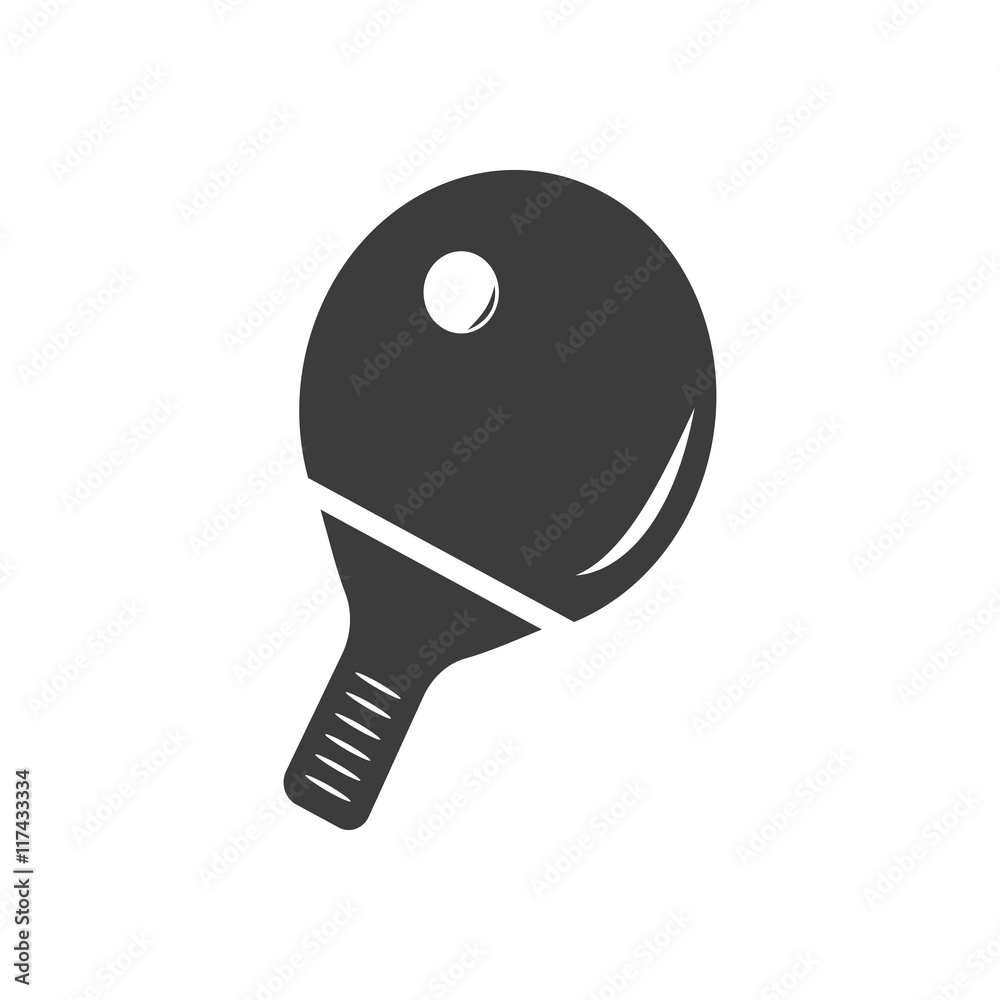 Ping pong icon. Ping pong Vector isolated on white background. Flat ...