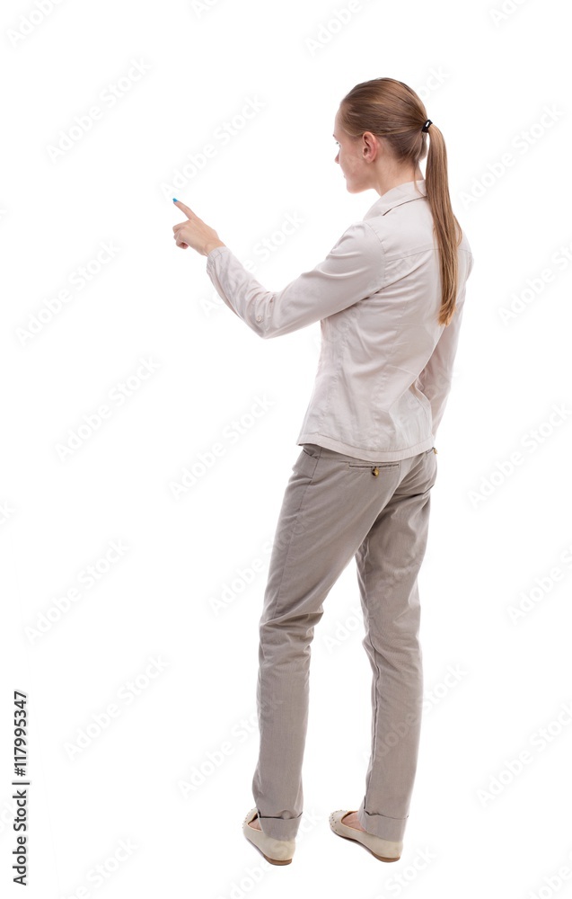 Person Pointing At Something In The Distance