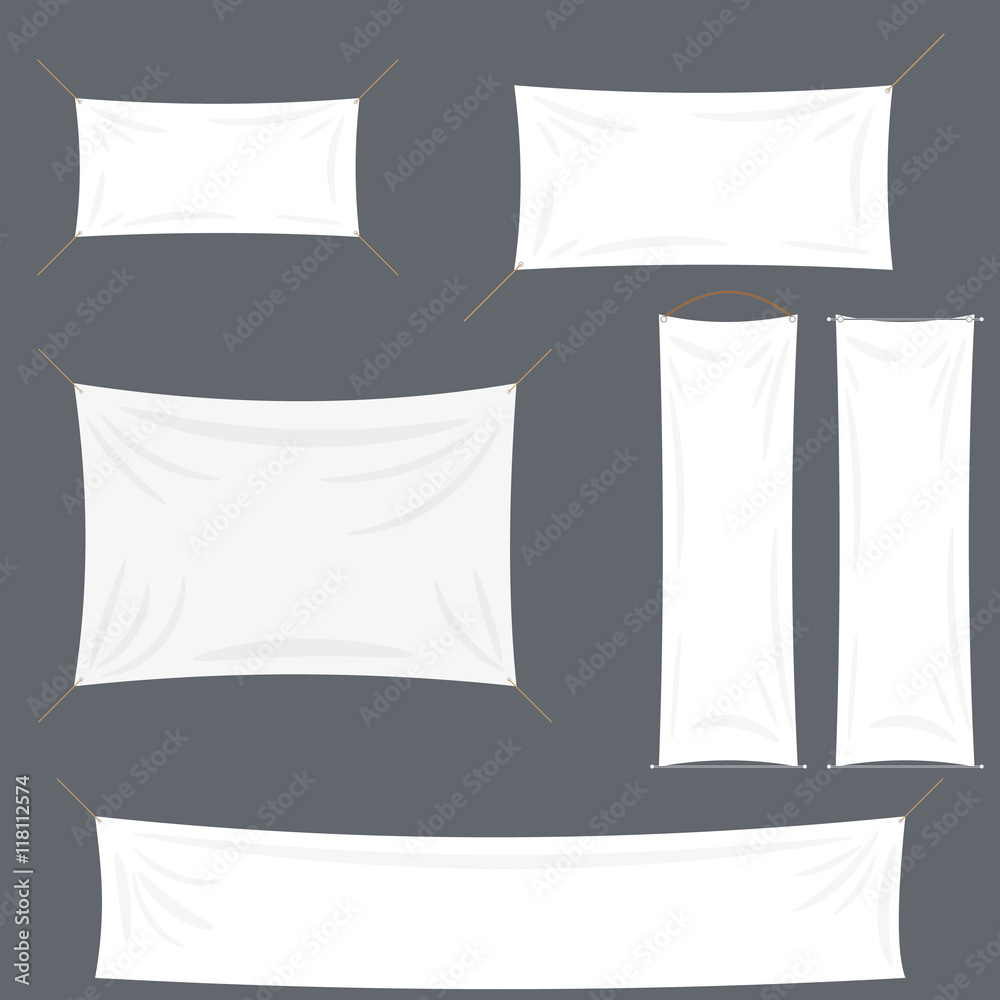 advertising banner, streamers, billboards for advertising, horizontal ...