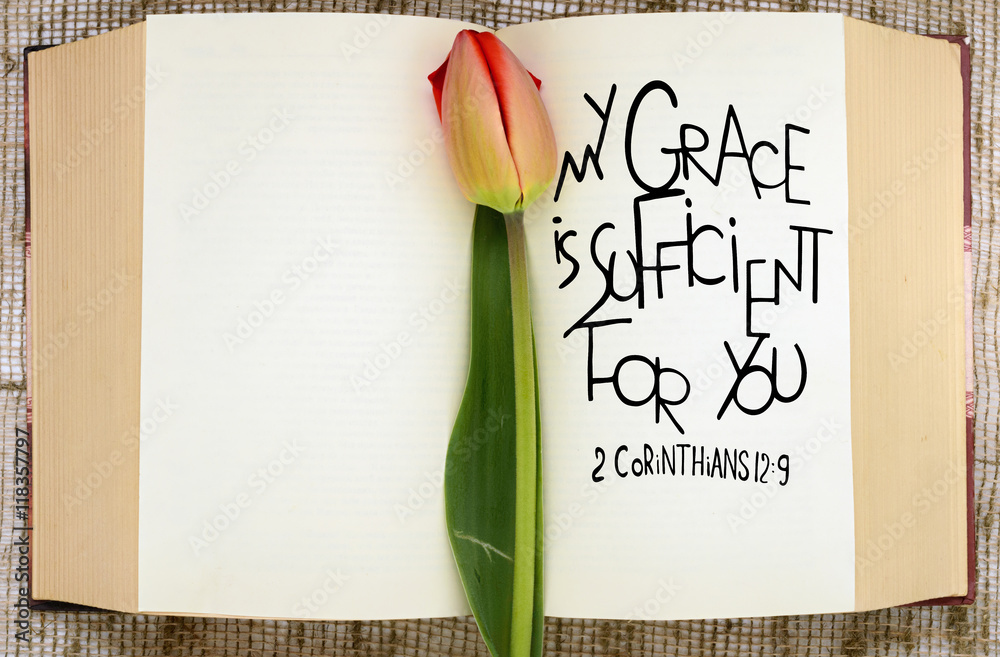 My grace is sufficient for you Inspirational and motivational quote ...