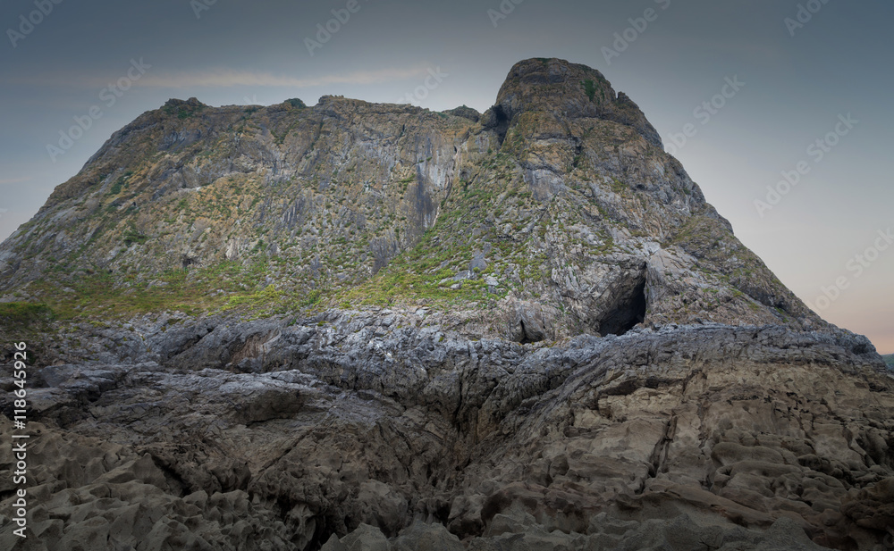 Paviland cave on the Gower peninsula, also known as Goat's Hole Cave ...