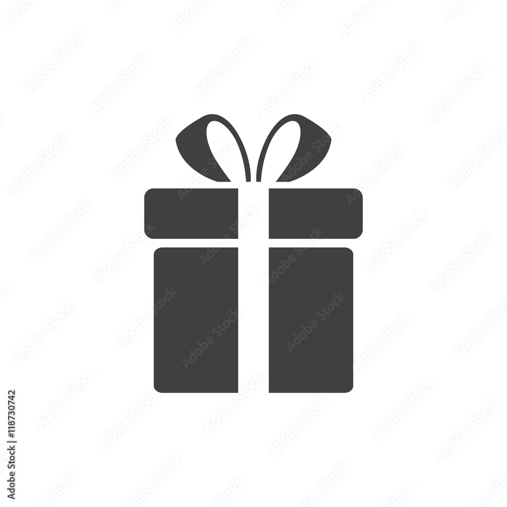 Vector Illustration of a Gift Icon Stock Vector | Adobe Stock