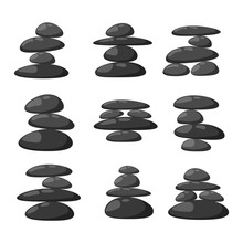 Piles Of Zen Rocks Free Stock Photo - Public Domain Pictures
