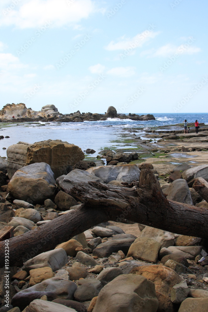 Heping Island (Peace Island) in Keelung, Taiwan (View of bizarre ...