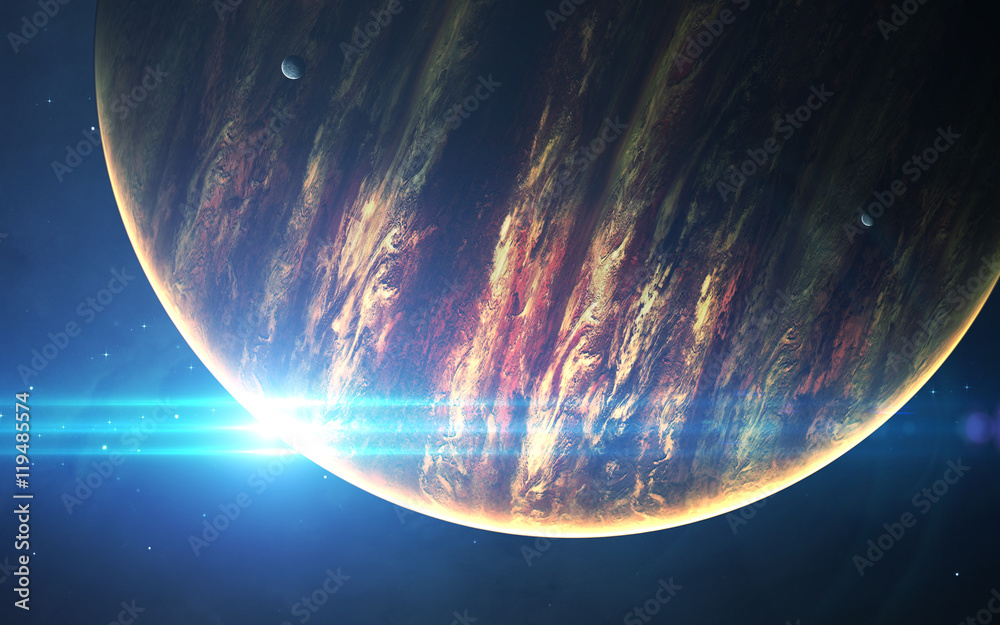 Jupiter - High resolution 3D images presents planets of the solar ...